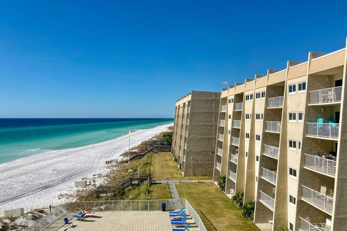 Beach House Side View - Best Destin Beach House Rental